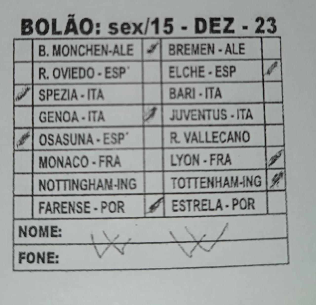 Cartelas Premiadas - Bolões | Palpites Online