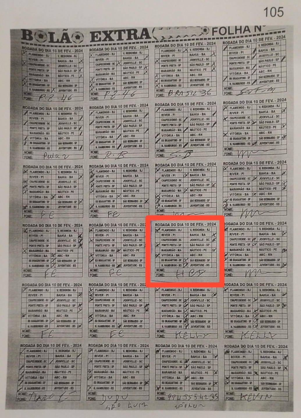 Cartelas Premiadas - Bolões | Palpites Online